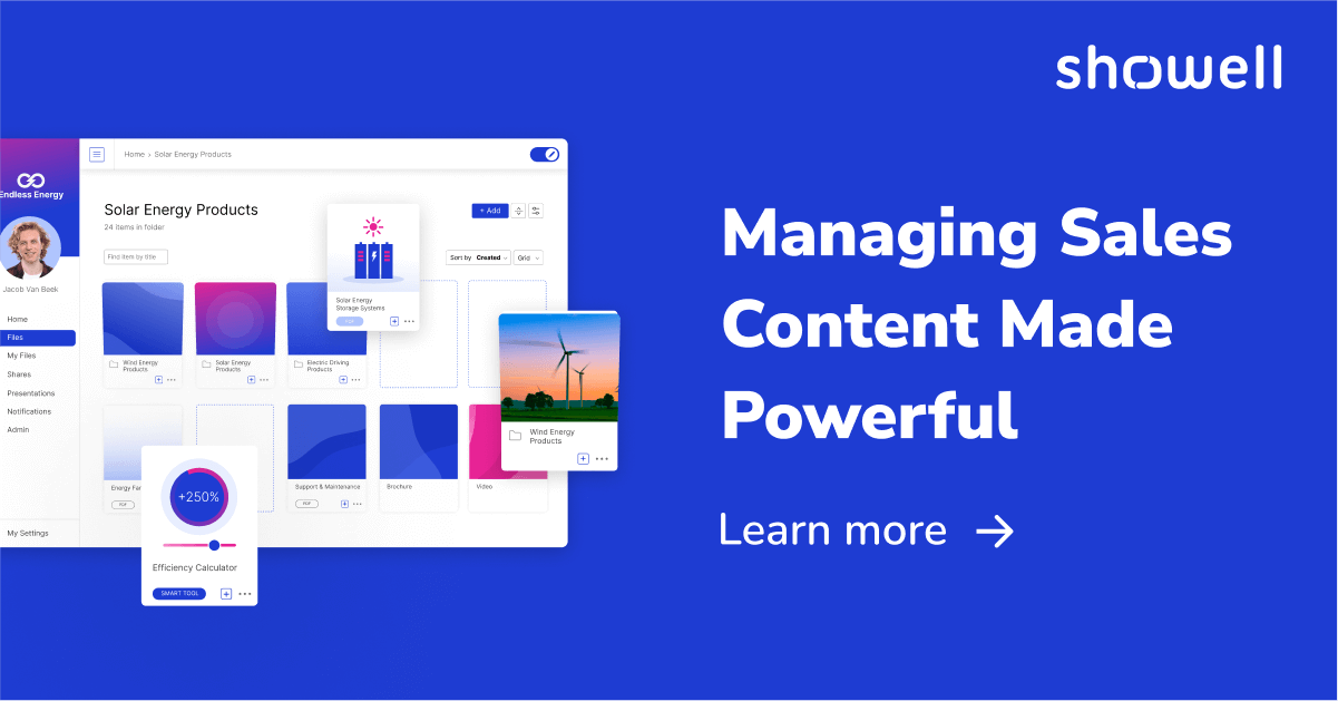 Showell: Your All-In-One Sales Content Management Platform